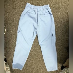Bershka | Pants & Jumpsuits | Nwt Bershka Baby Blue Cargo Pant | Poshmark
